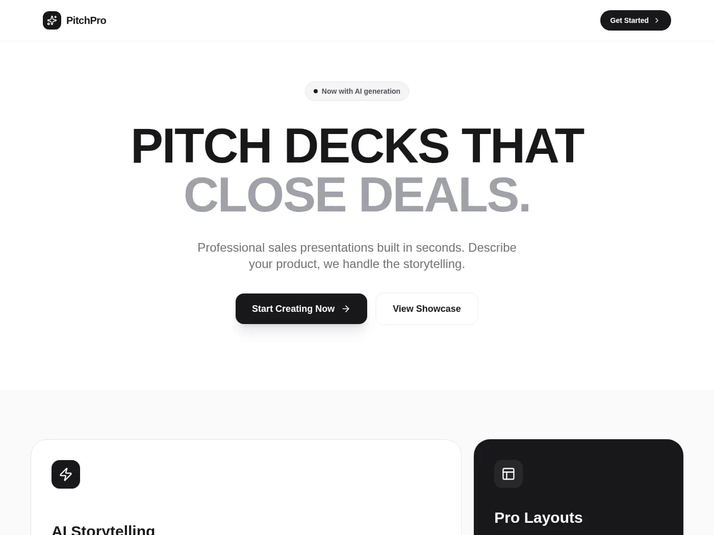 PitchPro Slides