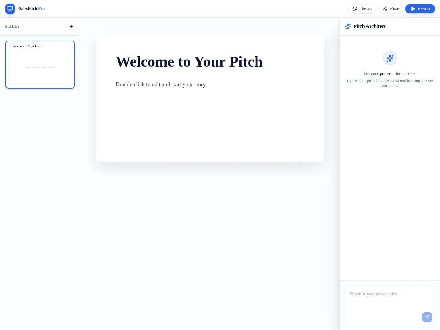 Sales Pitch Deck Pro