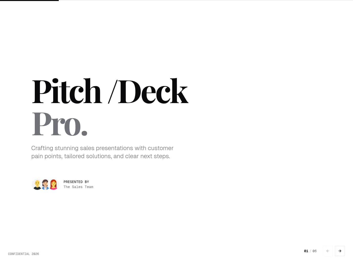 PitchDeck Pro Slides
