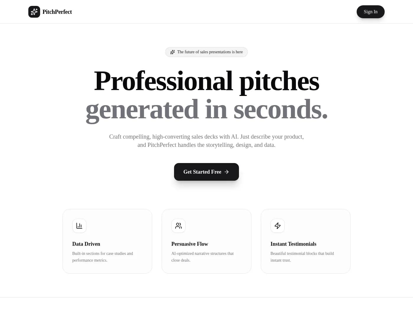 PitchPerfect Slides