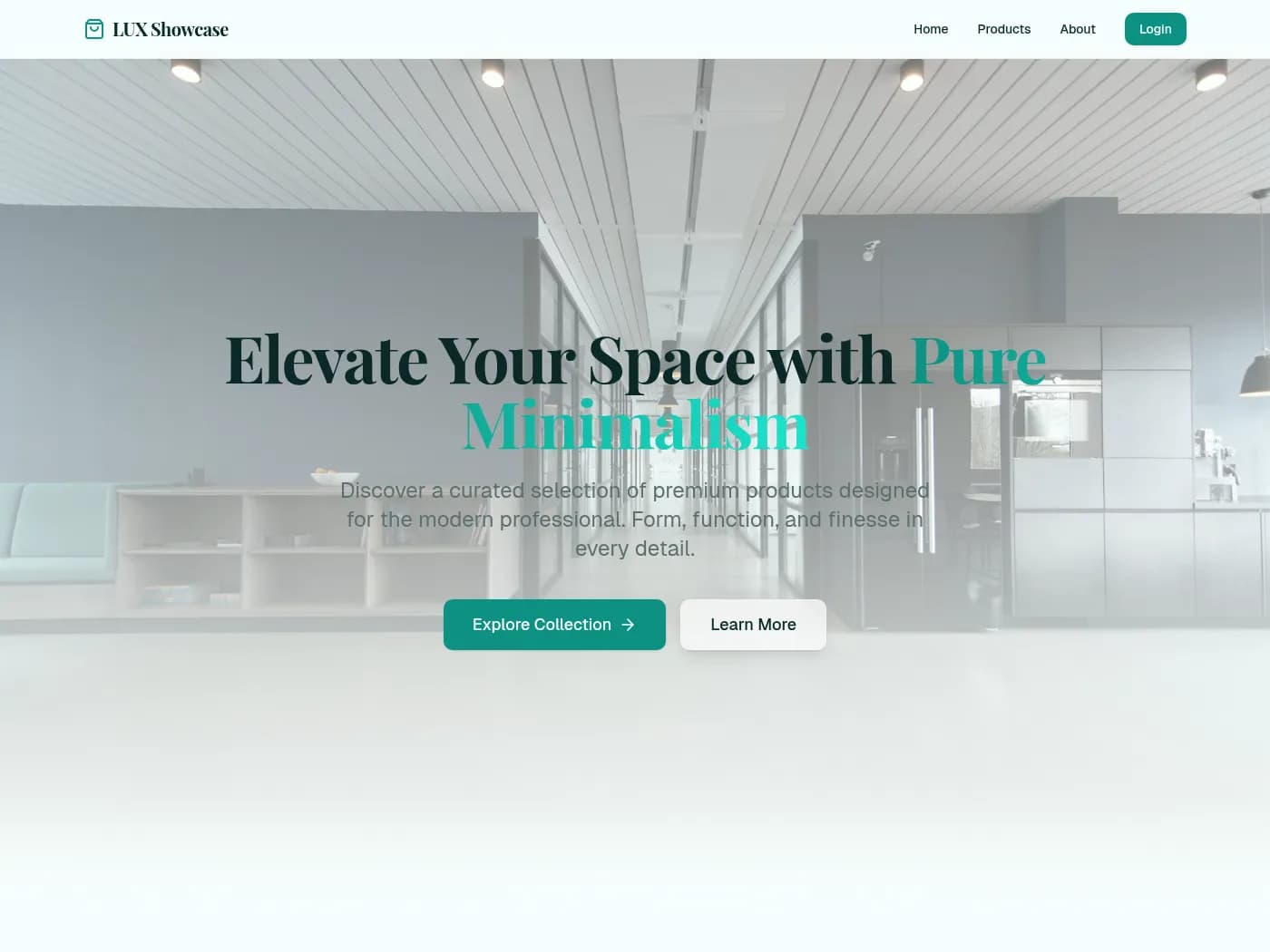 Sales Showcase Website