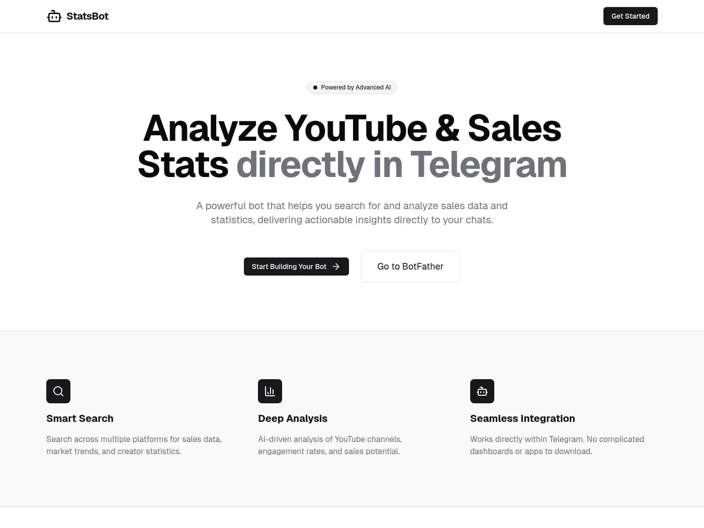 Sales & Stats Telegram Bot