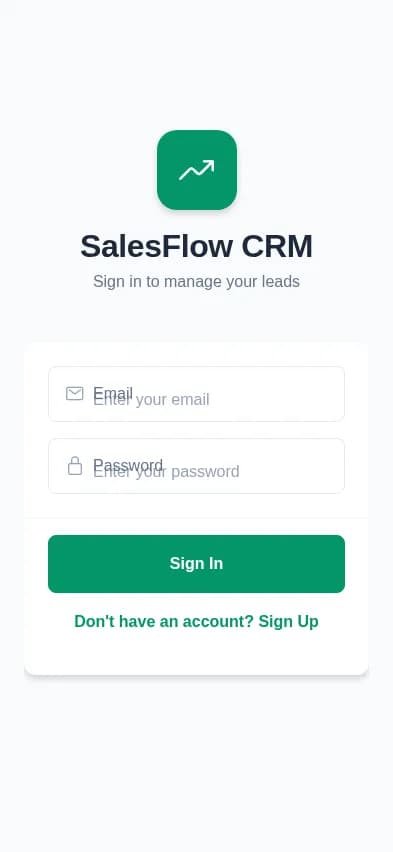 SalesFlow CRM