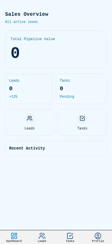 SalesMan CRM Mobile