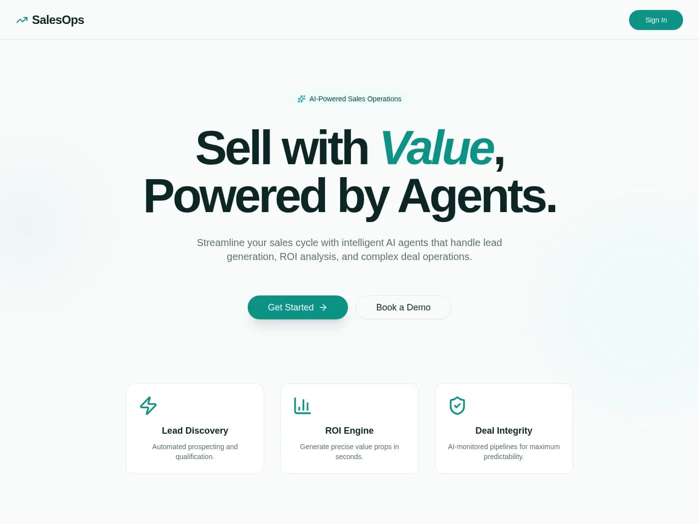 SalesOps Platform