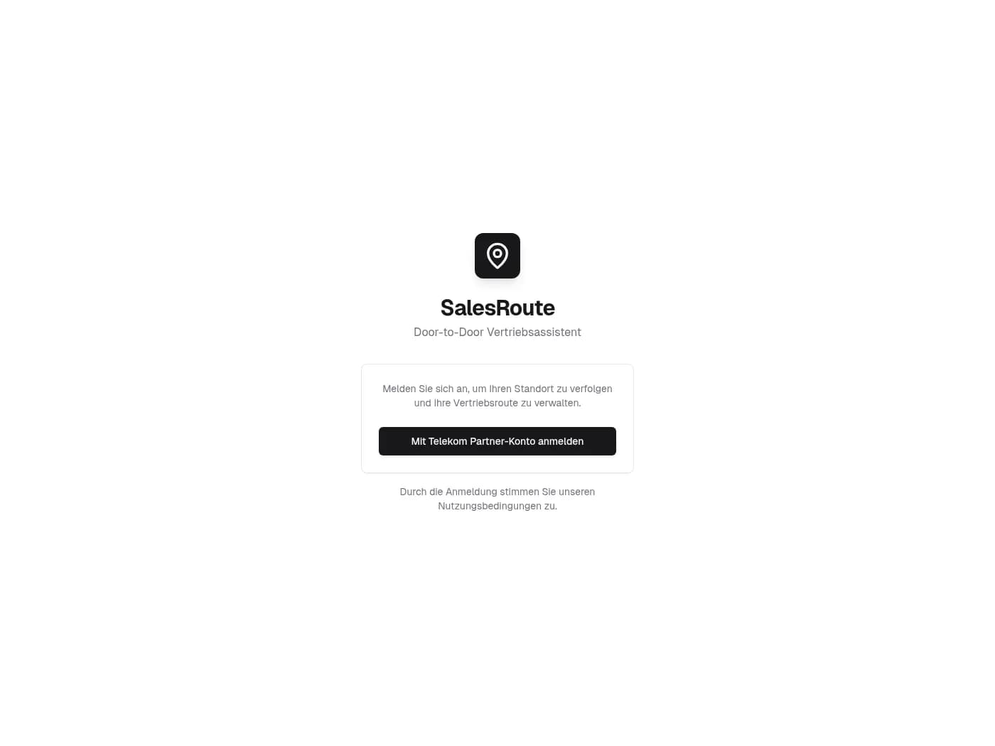 SalesRoute Assistant