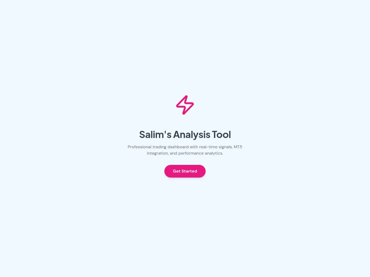 Salim's Trade Dashboard