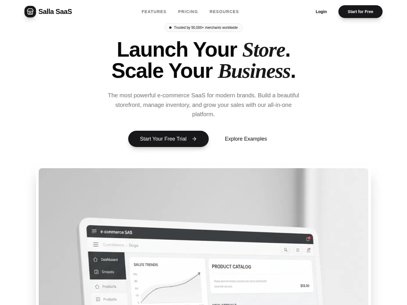 Salla SaaS Clone