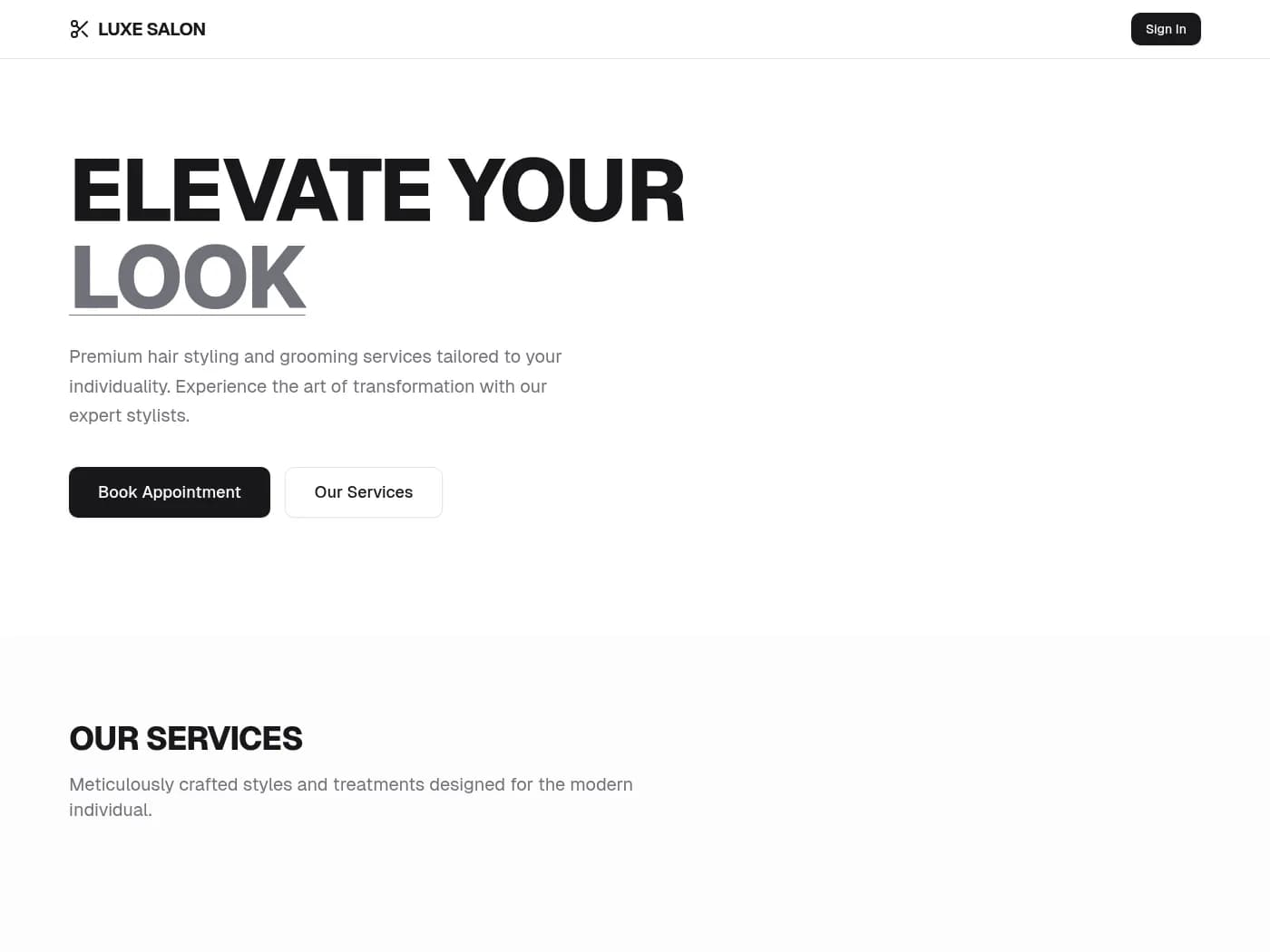 Salon Booking App
