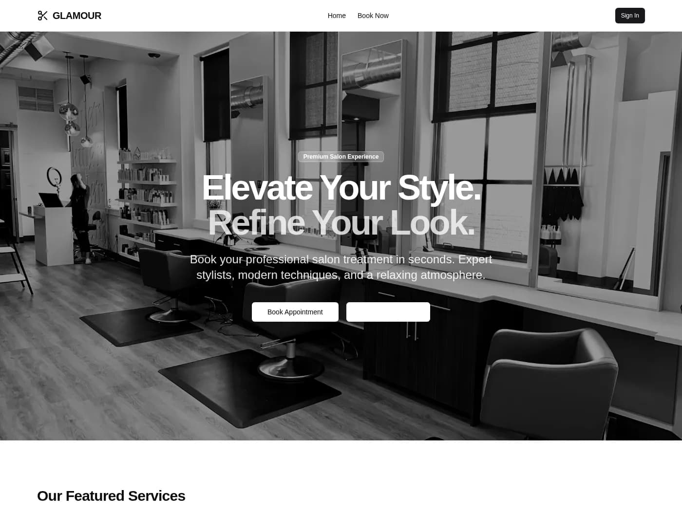 Salon Booking System