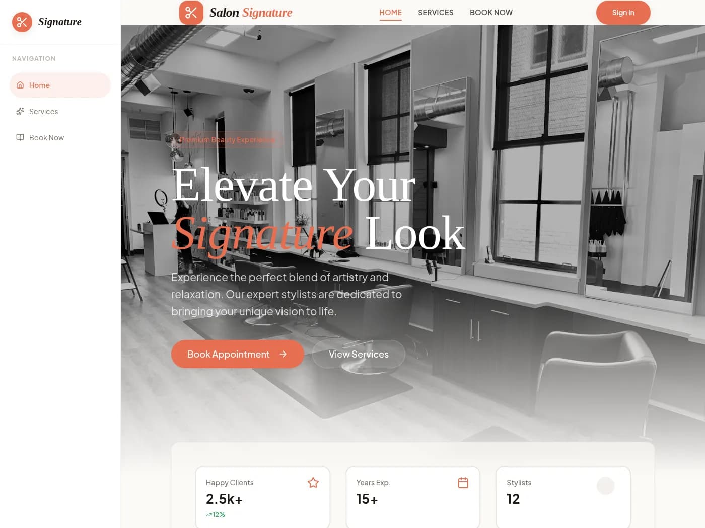 Salon Booking Portal