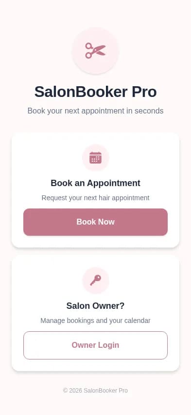 SalonBooker Pro