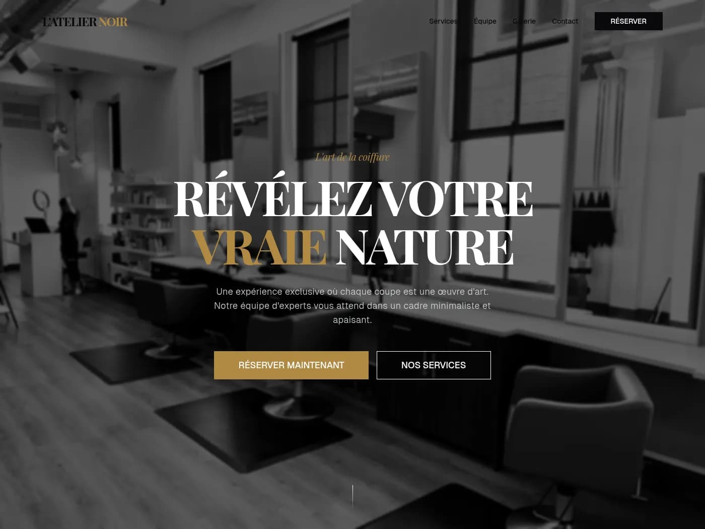 Hair Salon Booking Site