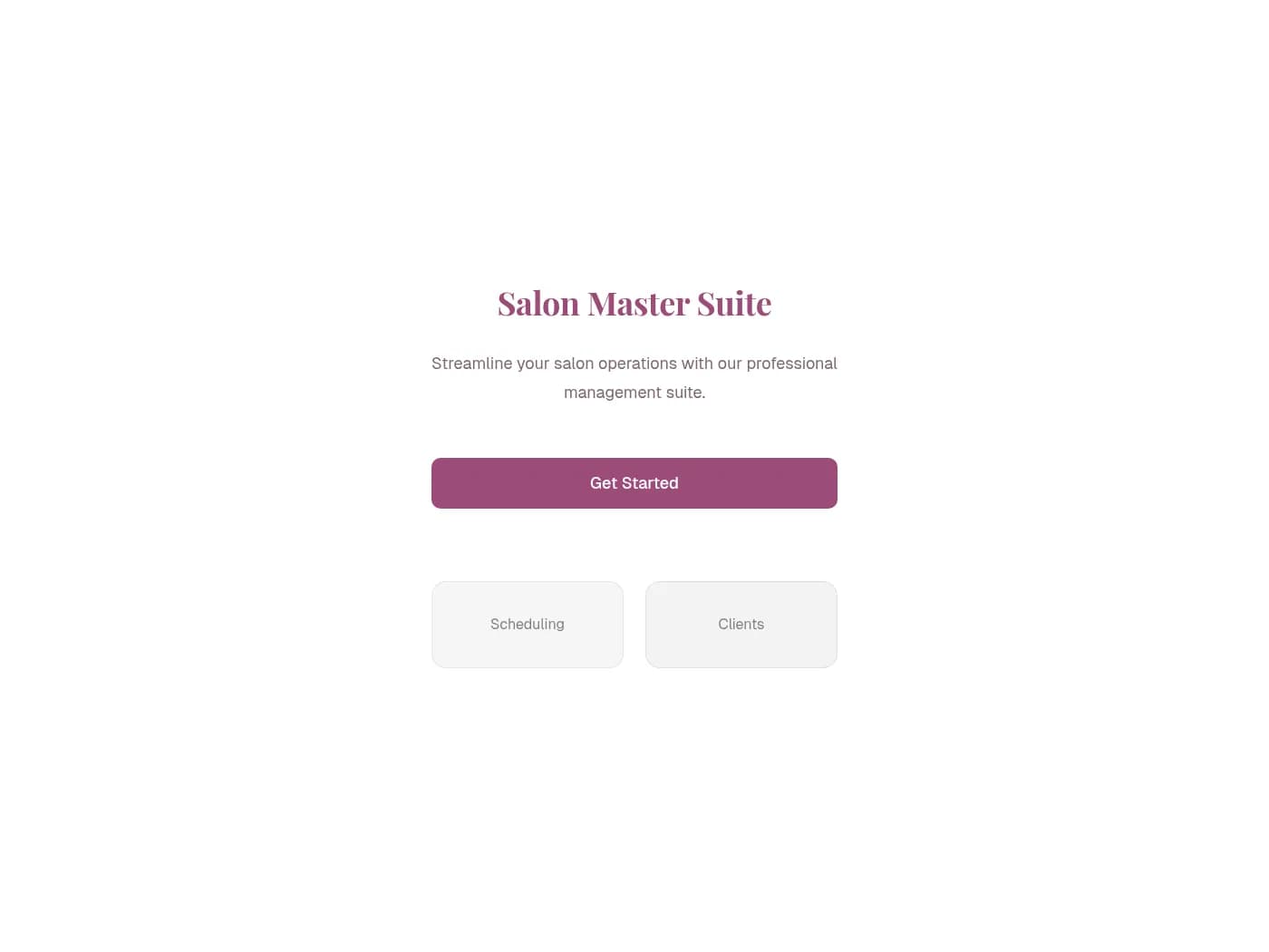 Salon Master Suite