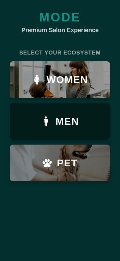 Mode Aware Salon App