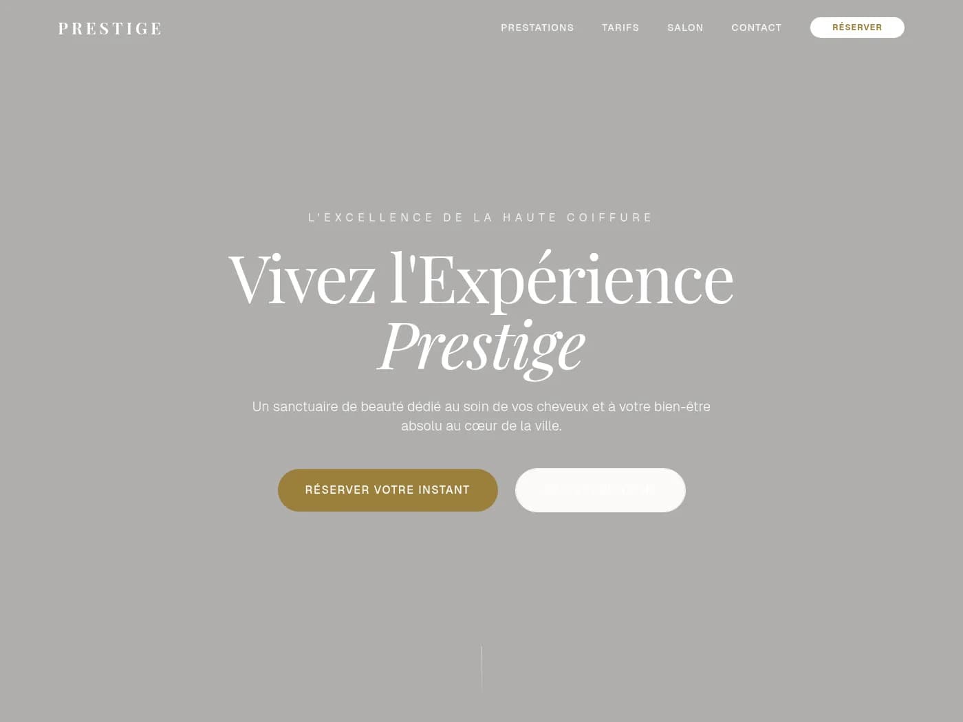 Prestige Salon Experience