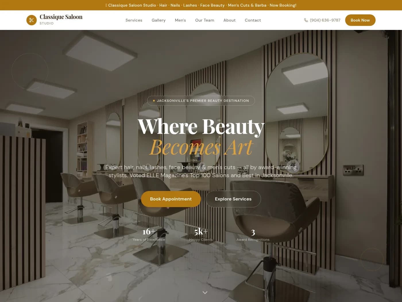 Salon Site Fusion
