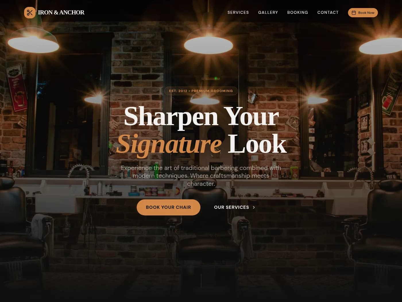 Salon Showcase Website