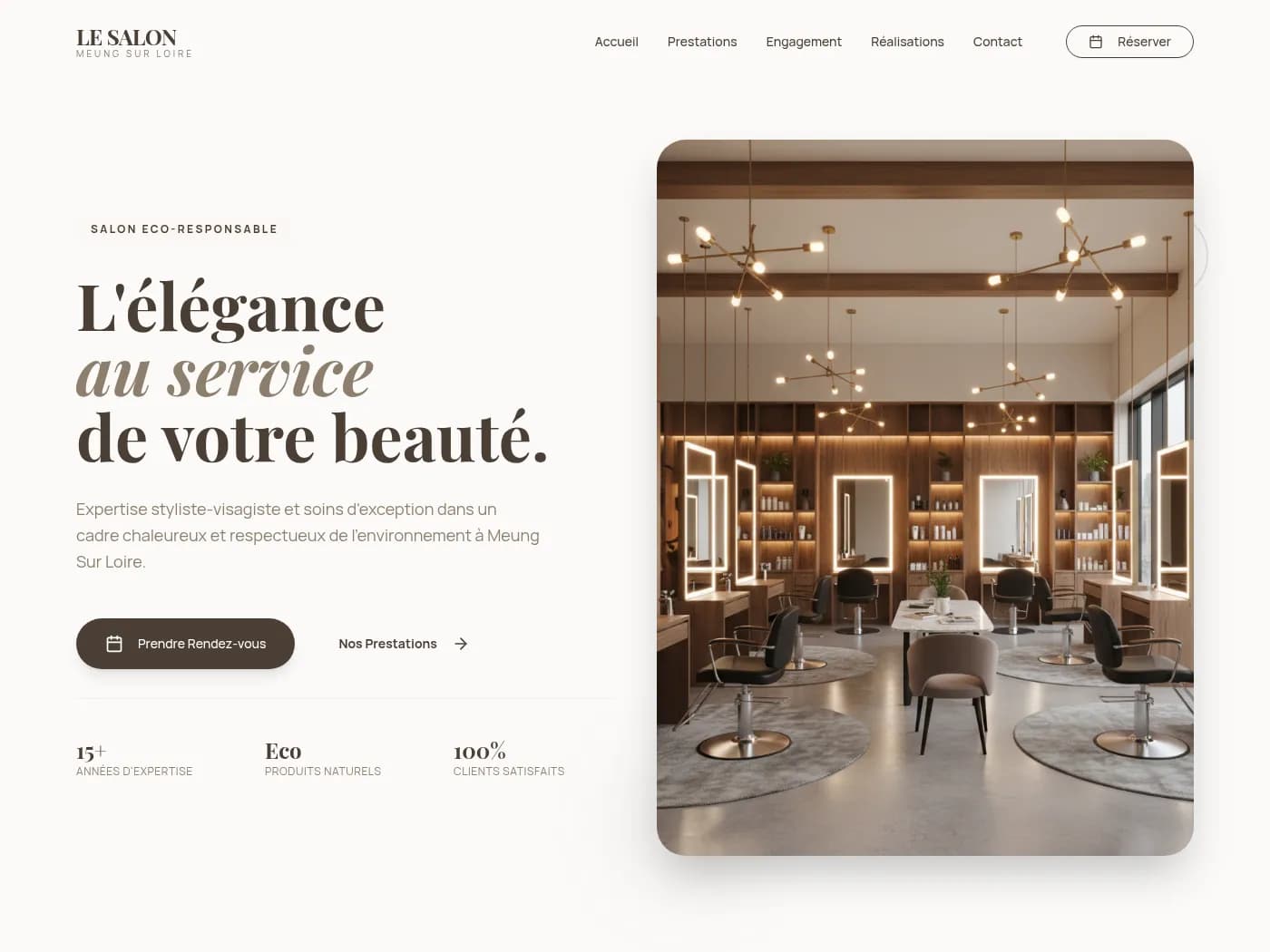 Chic Salon Landing