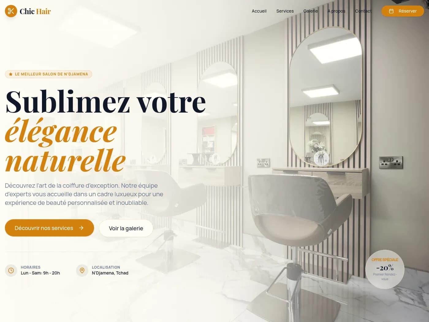 Chic Hair Salon Web