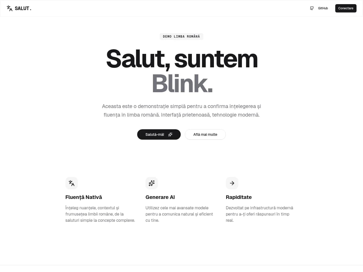 Salut Language Demo