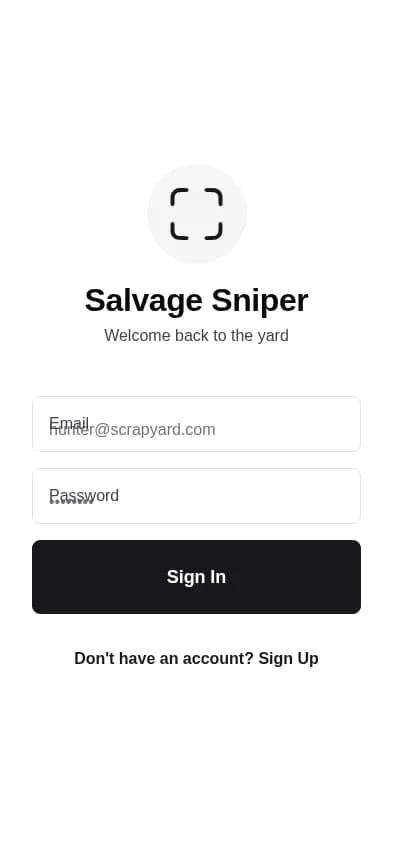 Salvage Yard Sniper