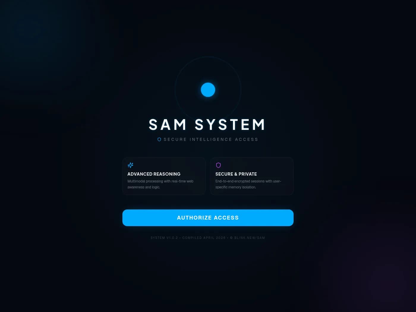 SAM AI Chat Agent