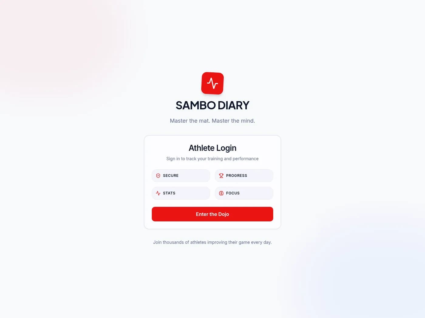 Sambo Sports Diary