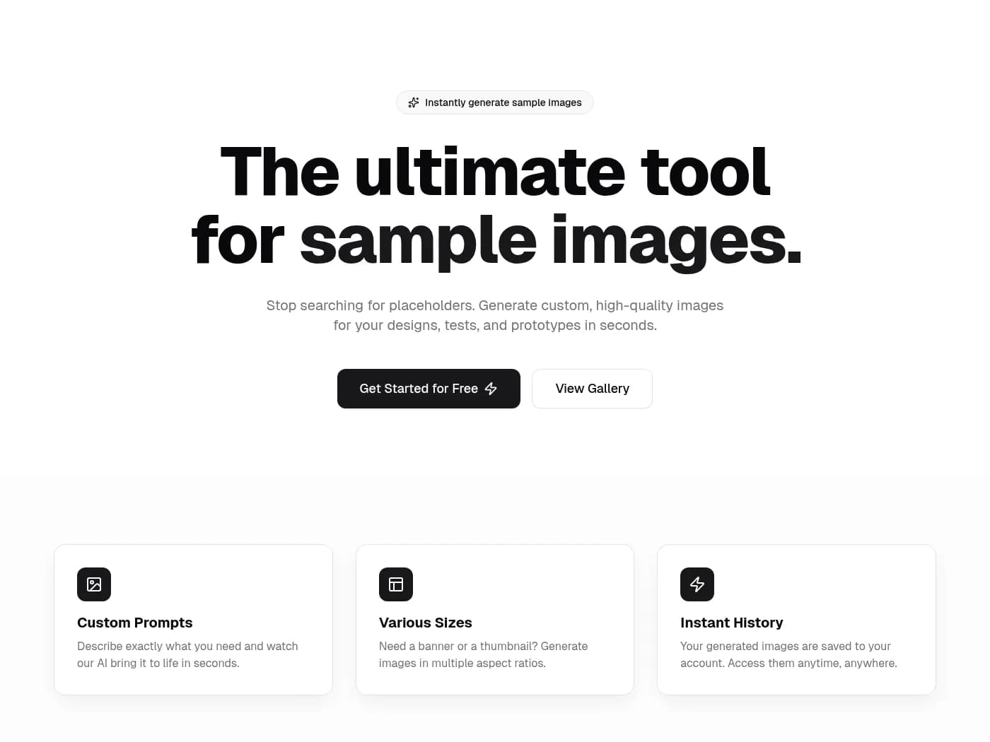 Sample Image Generator