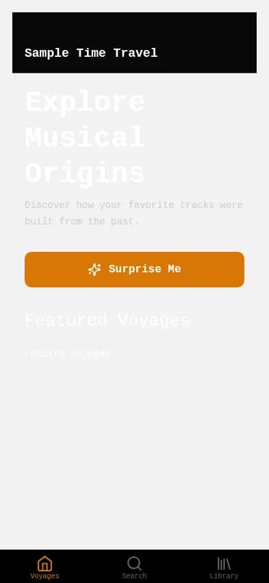 Sample Time Travel