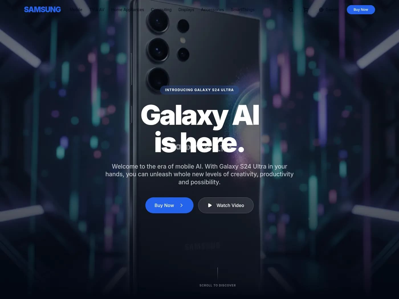Samsung Promo Site