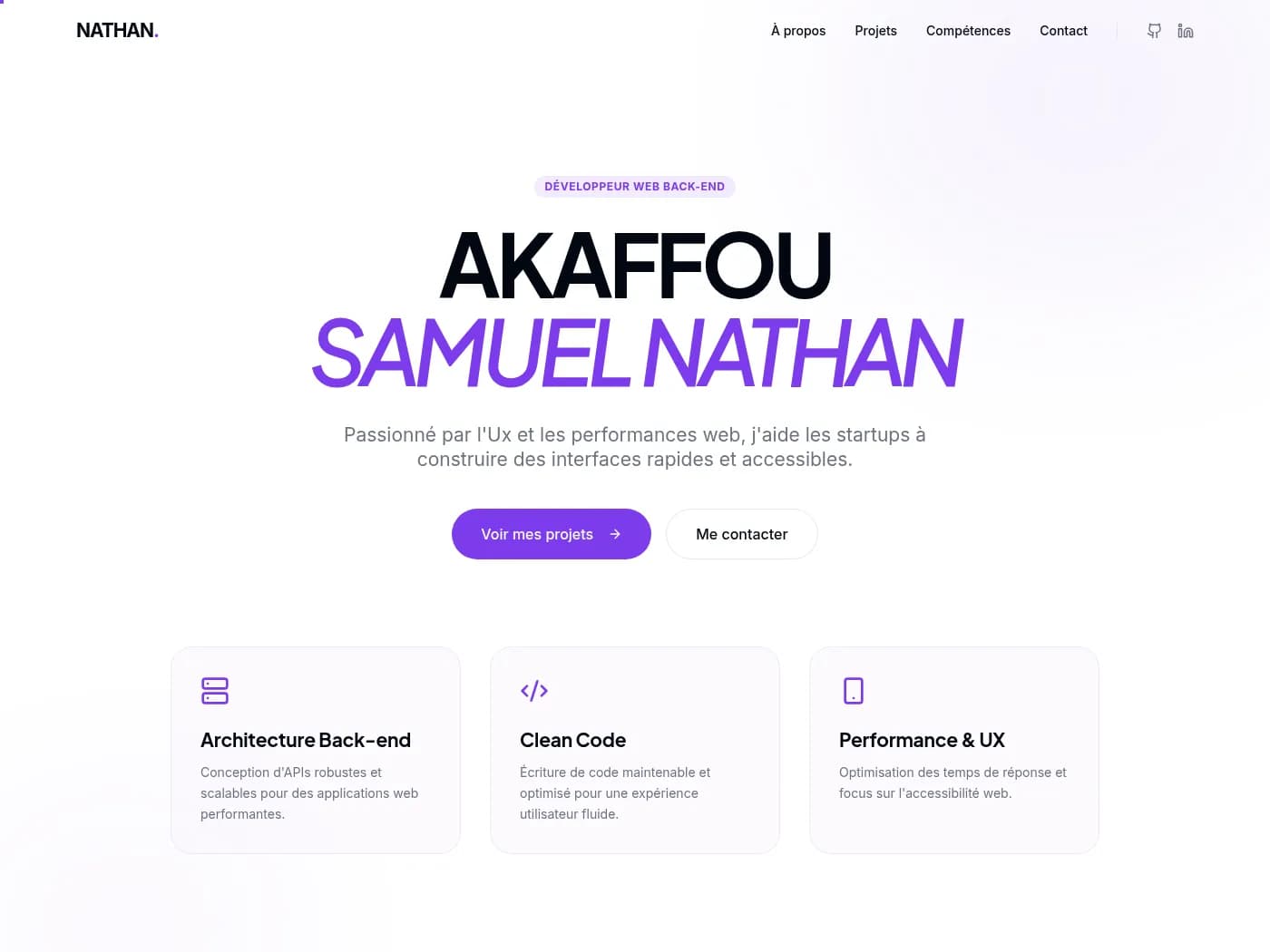 Samuel Nathan Portfolio