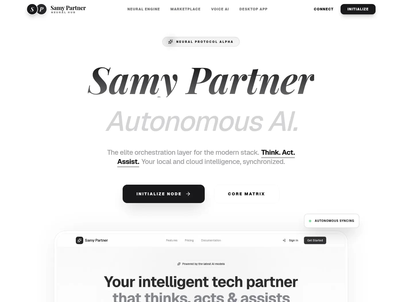 Samy Partner AI Platform