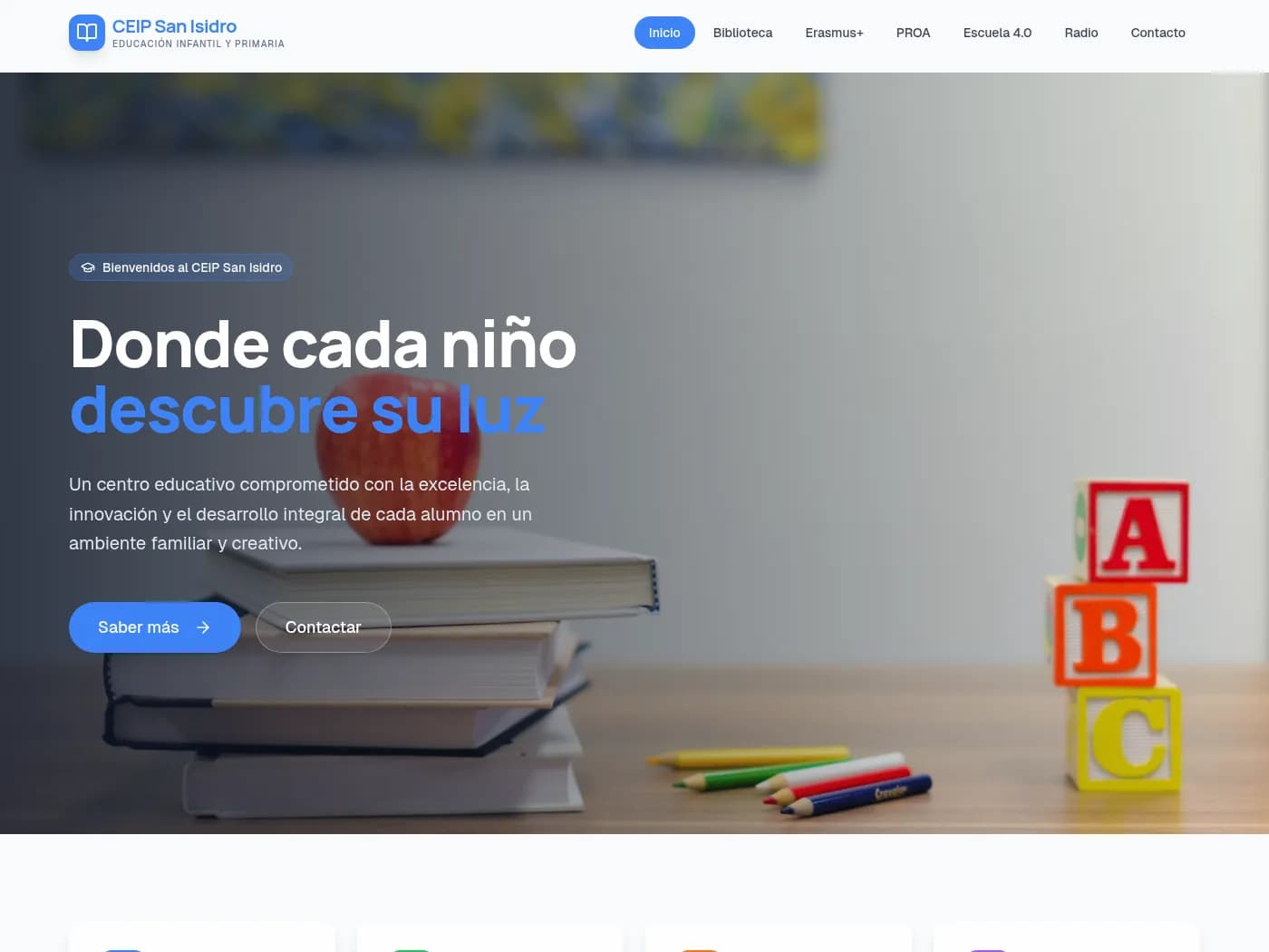 San Isidro School Web