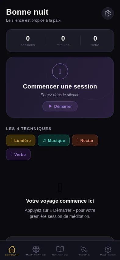 Sanctuaire Meditation App