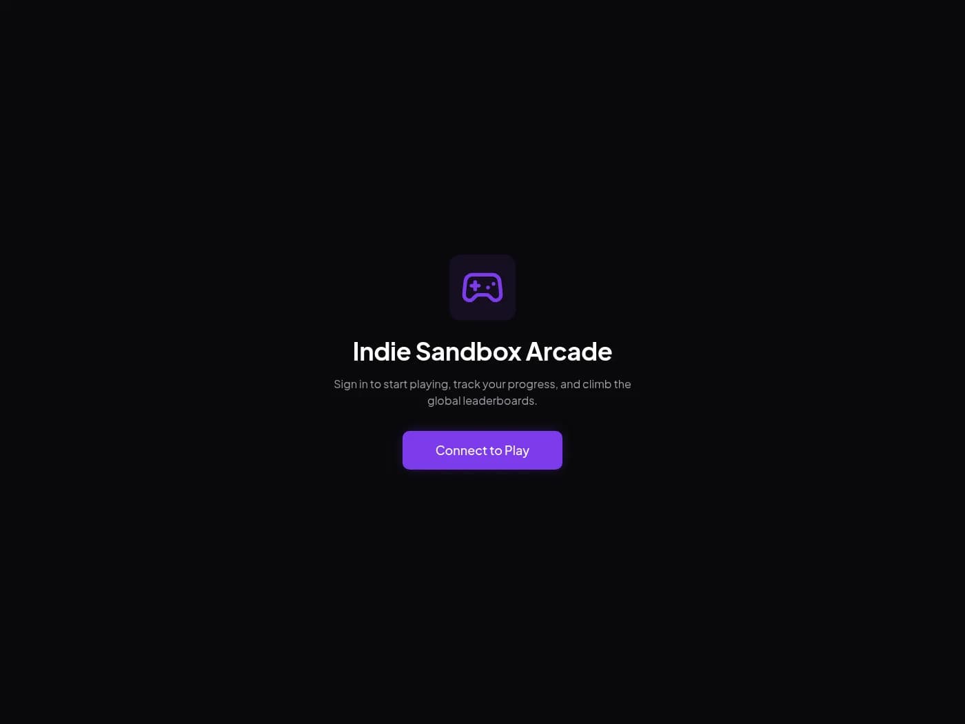 Indie Sandbox Arcade