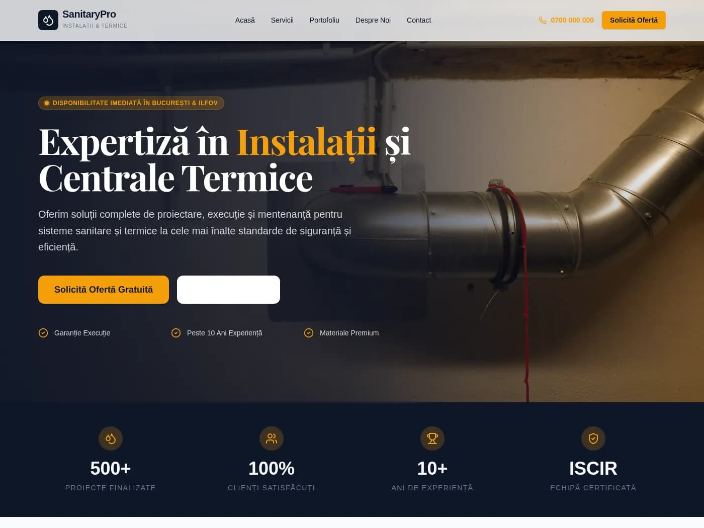 SanitaryPro Business Site