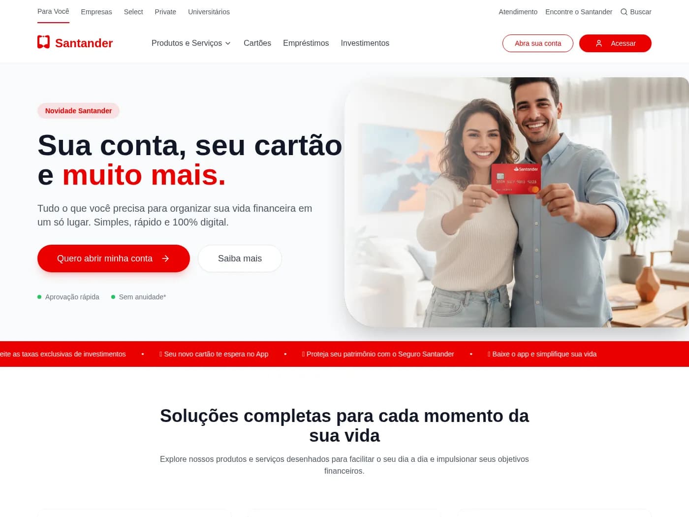 Santander Web Clone