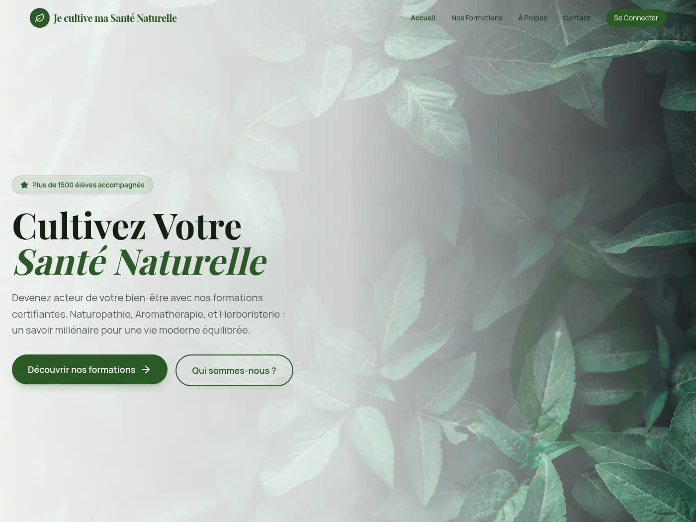 Santé Naturelle Vitrine