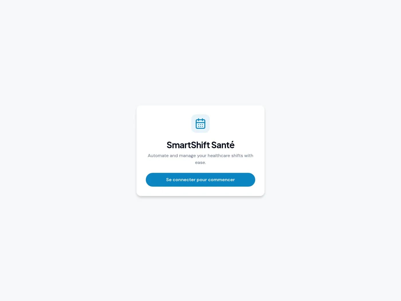 SmartShift Santé