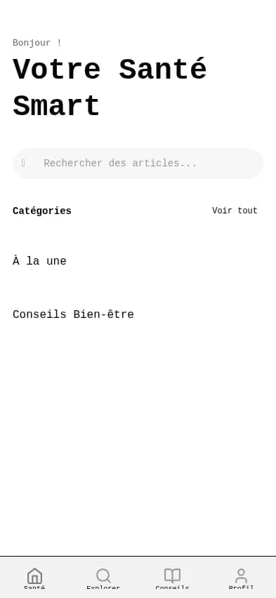 Santé Smart Mobile