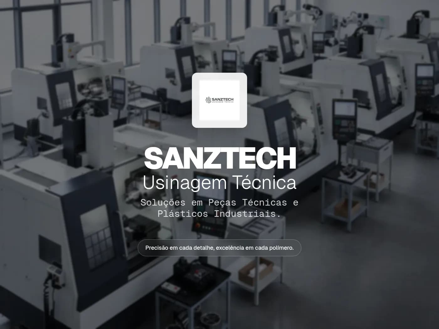 SanzTech Usinagem Site