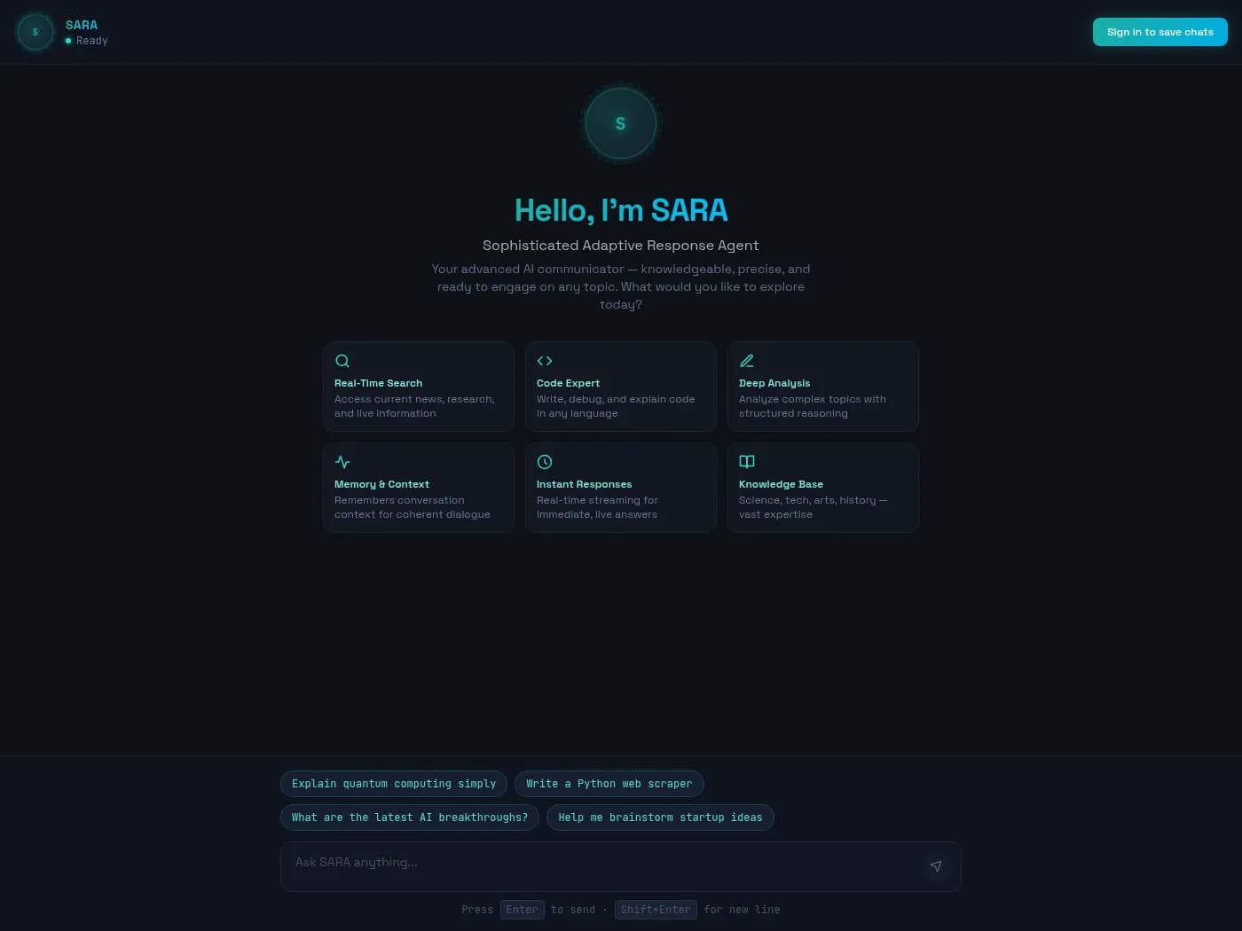 SARA AI Communicator