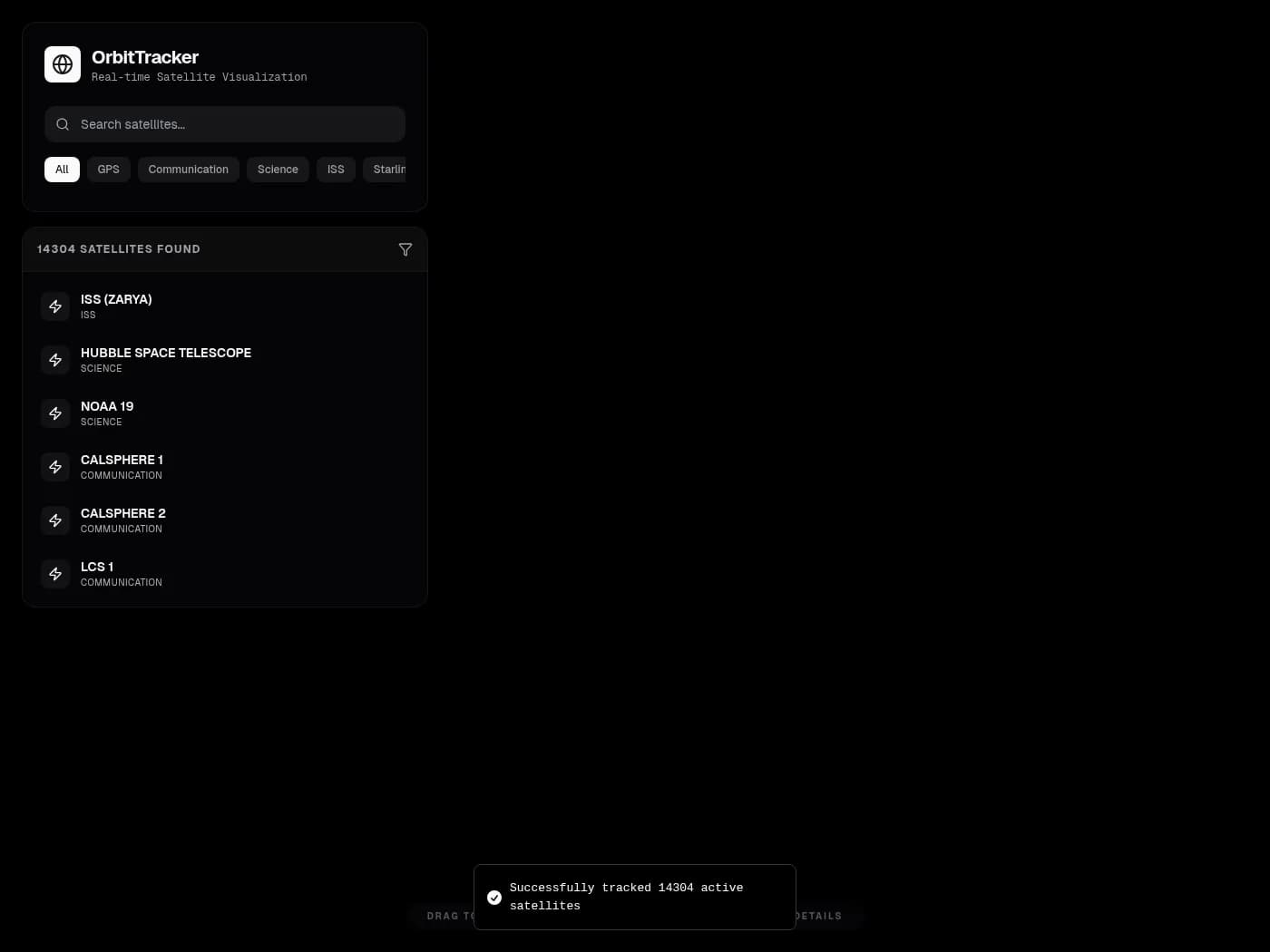 Satellite Tracker App