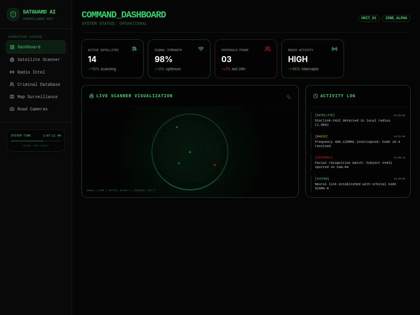 SatGuard AI Surveillance