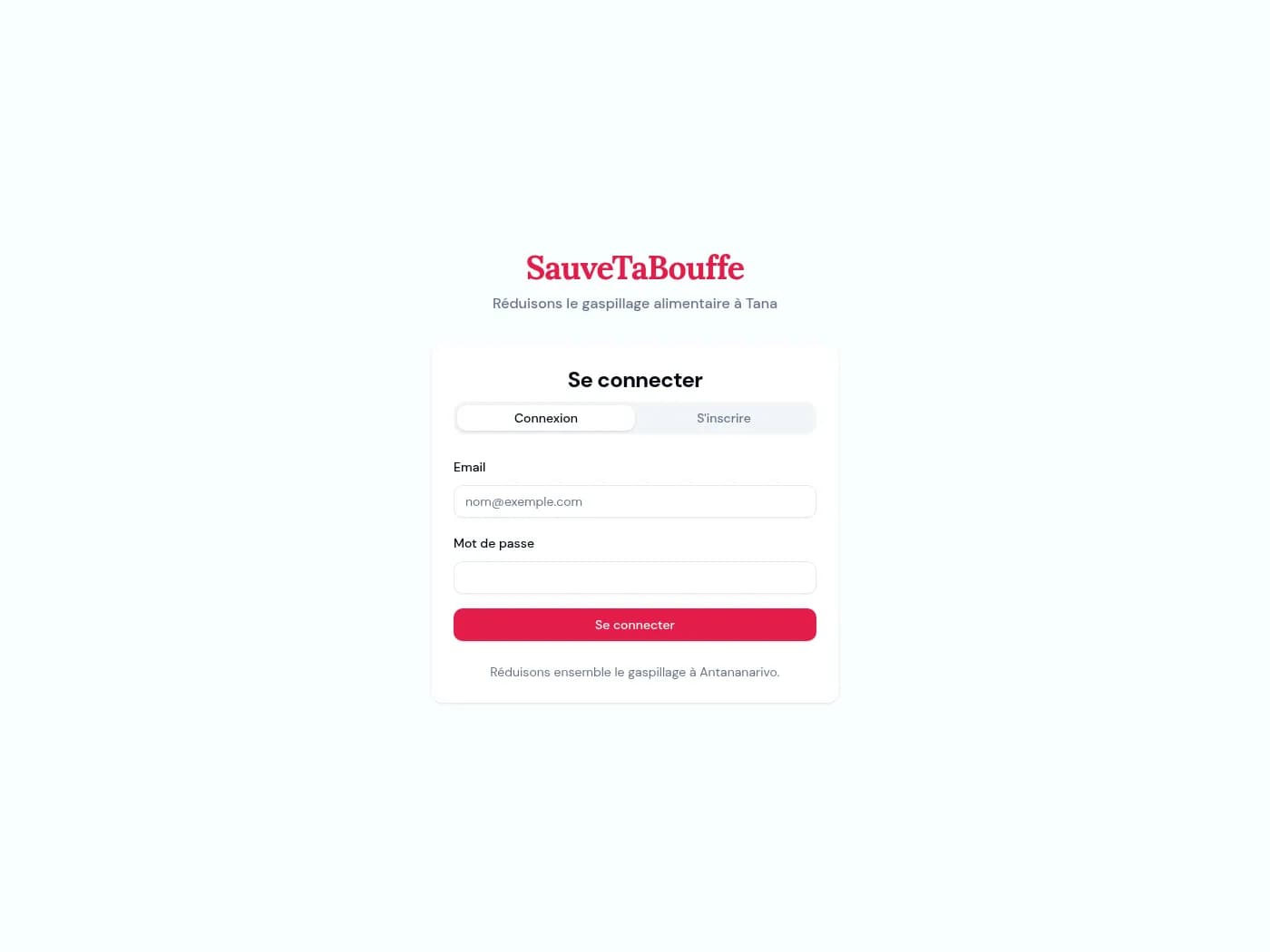 SauveTaBouffe App