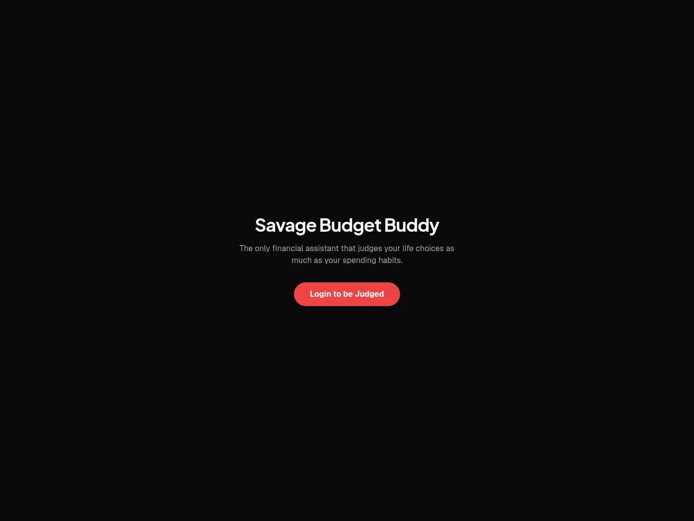 Savage Budget Buddy