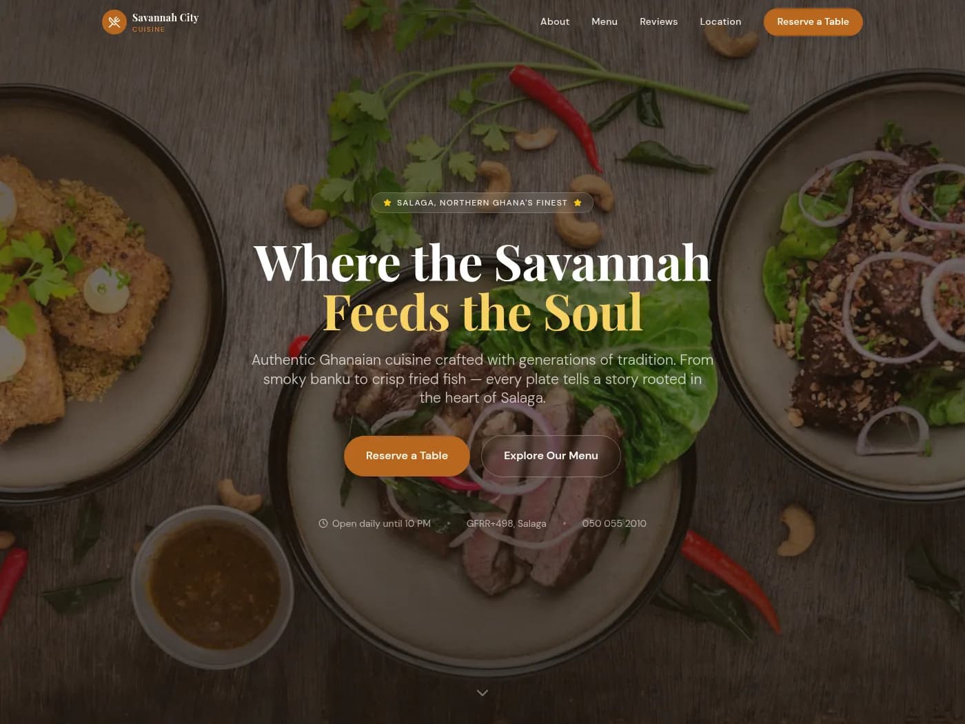 Savannah City Cuisine Launchpad