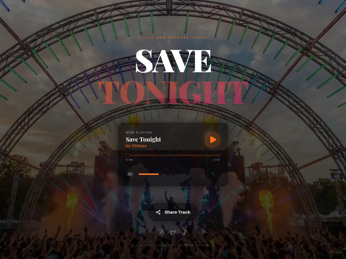 Save Tonight Release Page