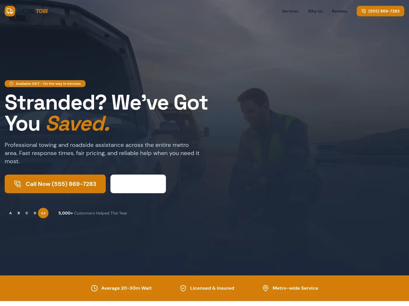 Saved Tow Web Portal